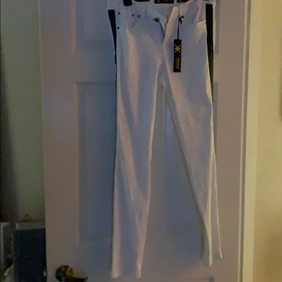 Kardashian Kollection | Pants & Jumpsuits | Skinny Pants With Black Side Stud Style Trim | Poshmark